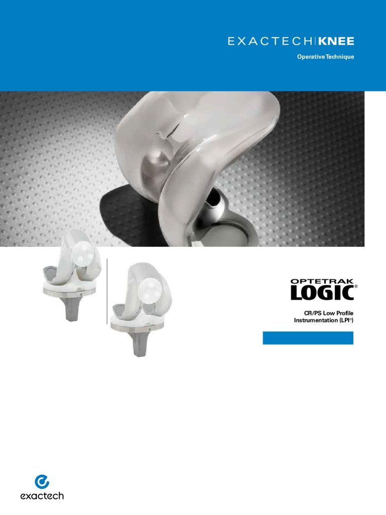 Logic Primary Knee System Archives - exactech.co.jp